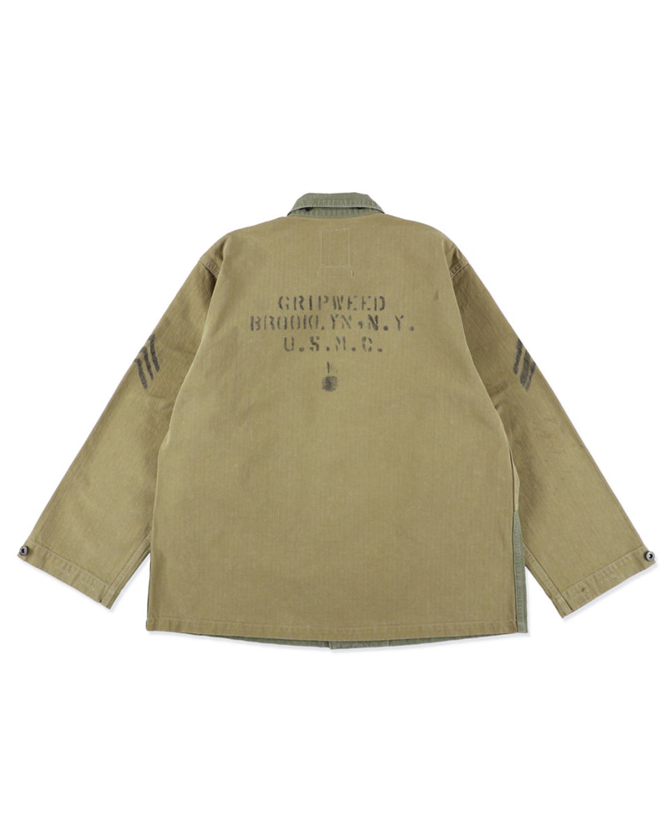 USMC M44 HBT TWO-TONE JACKET AGED – C30 - BOW WOW, RECOGNIZE FLAGSHIP SHOP